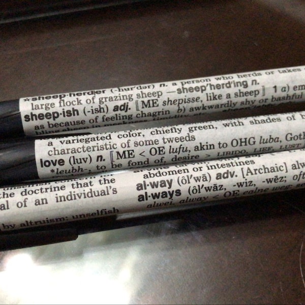 Pride and Prejudice Wrapped Pencil Set - Etsy