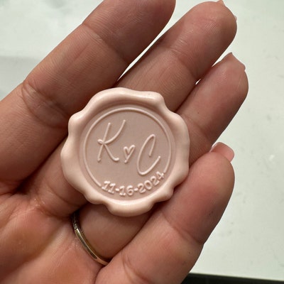 Custom Wax Seals self-adhesive Wax Seal Stickers Monogram Wax Seal ...