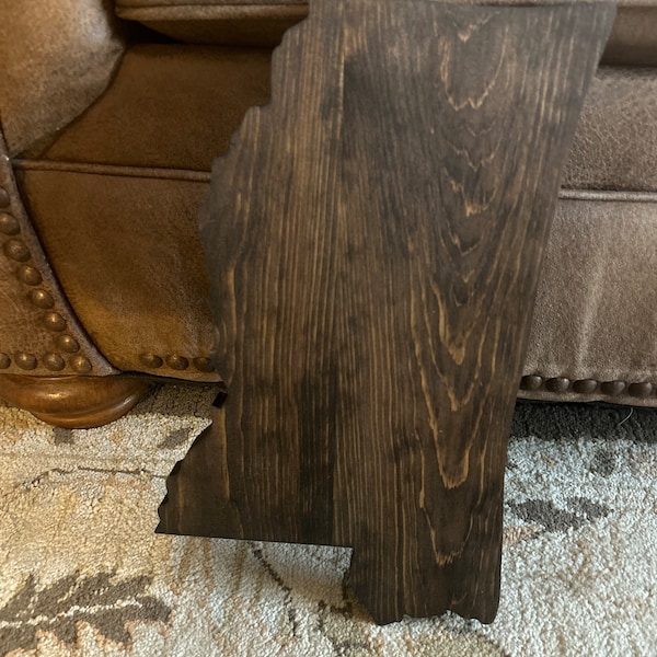 Mississippi Rustic Wood State, Wooden Mississippi State, Rustic ...