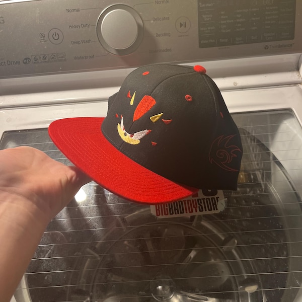 Shadow the Hedgehog Inspired Embroidered Hat | Sonic Character Cap ...