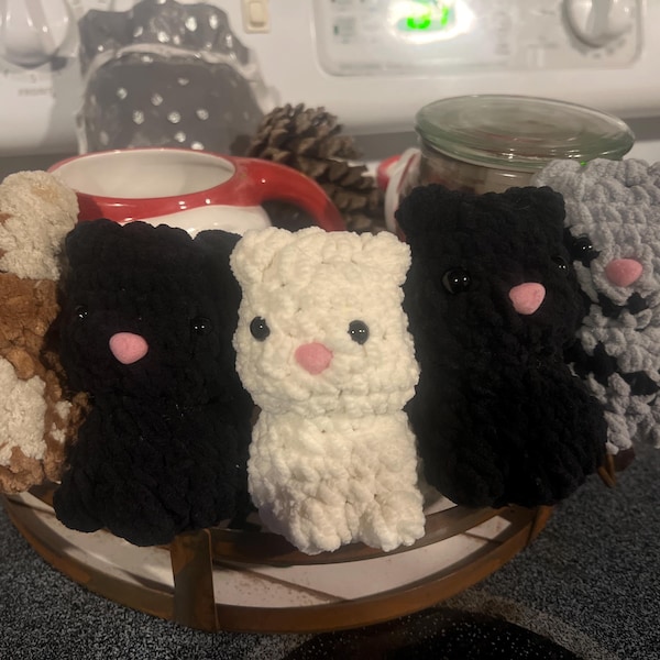 Mini Cat, Hatching Cat, No Sew Amigurumi Crochet Patterns Cat in a Box ...