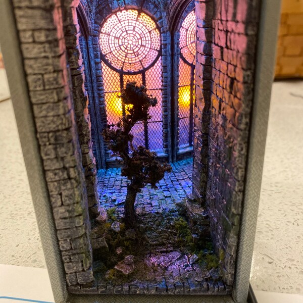 Diorama Lamp: Toad and Fireflies - Etsy