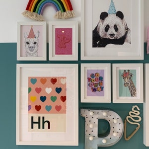 Lightning Bolt Art Print Colourful Print Illustration - Etsy