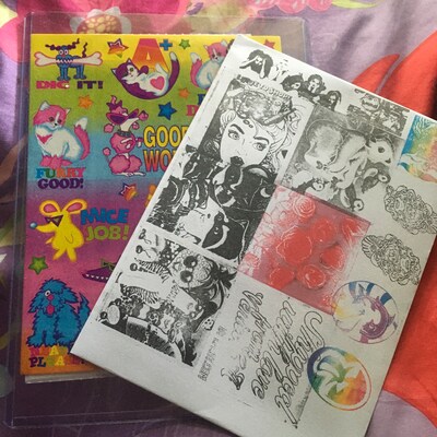 80s Vintage Sanrio Robear & Robearta Mini Sticker Book - Etsy