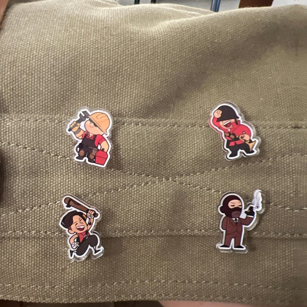 Team Fortress 2 - RED Team Acrylic Pins - Etsy