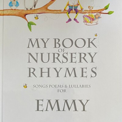 Personalised Nursery Rhyme & Poems Keepsake Book for Newborns - Etsy UK