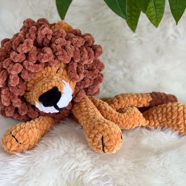 Sleepy Lion Rag Doll Crochet Pattern / Ragdoll / Zoo Animals / Safari ...