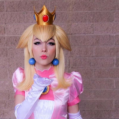 Princess Peach Cosplay Set - Etsy