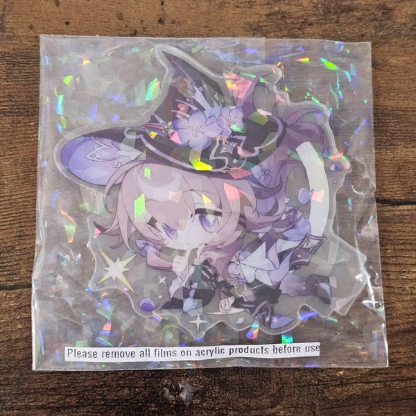 Honkai Star Rail Acrylic Keychain With Sakura Clasp -4 Characters Robin ...