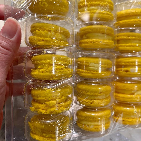 25 Pack Grape French Macarons - Etsy