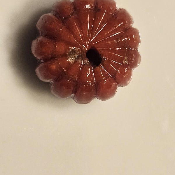 Expensive !!! Deep Red Coral Beads-genuine Red Coral Rondelle Shape ...