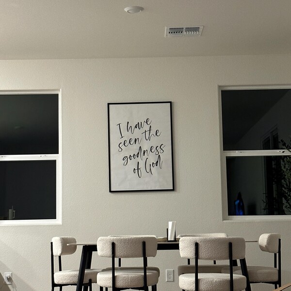 I Have Seen the Goodness of God | Fabric Wall Hanging | Christian Home ...