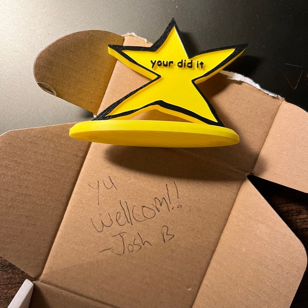 Congrations U Dun It Trophy - Etsy