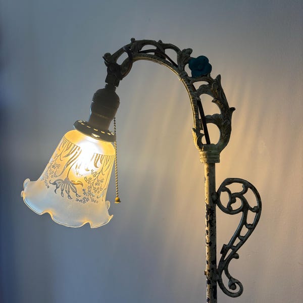 Vintage Oil Lamp Base Kero Oil Kerosene Style Base 7" Reutilized Part ...
