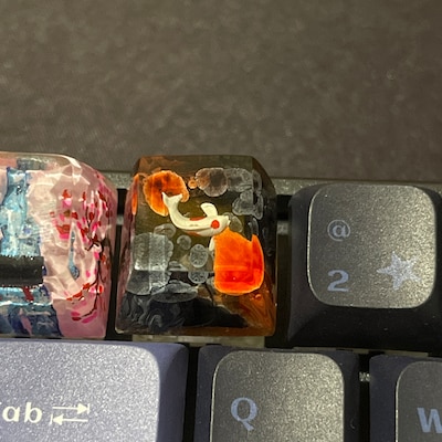 Custom Artisan Keycap, ESC Resin Keycap, Resin Handmade Keycap, Keycaps ...