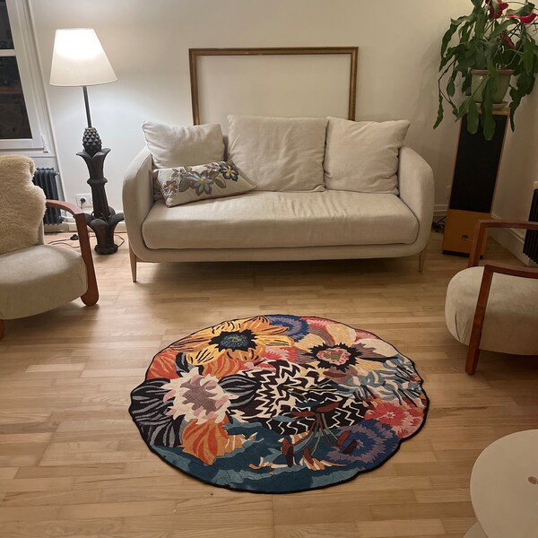 Modern Leopard Print Rug, Digital Animal Print Rug, Rugs for Living ...