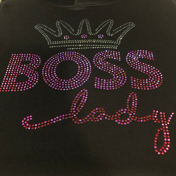 Boss Lady Crown Download SVG Digital Rhinestone Template, She-eo ...