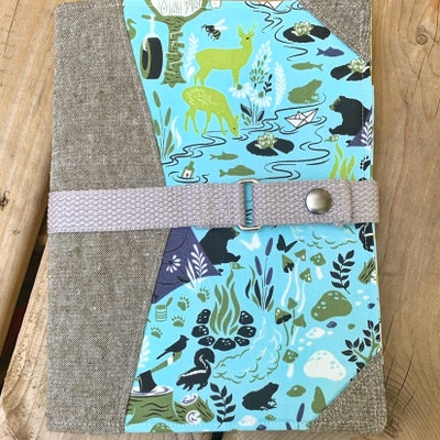 Notebook Cover Sewing Pattern With Buckle for Composition - Etsy