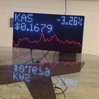 Crypto Ticker Stocks Forex LIVE Price Wifi LED Display - Etsy UK