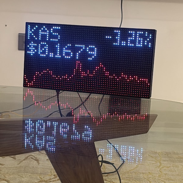 Crypto Ticker Stocks Forex LIVE Price Wifi LED Display - Etsy UK