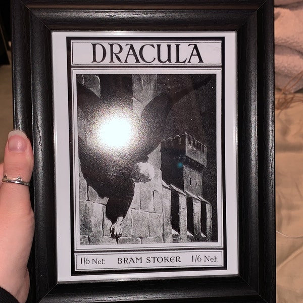 Dracula Book Illustration 1897 Wall Art Print, Bram Stoker, Vampire Art ...