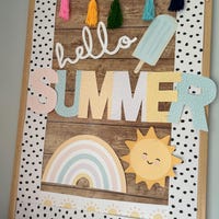 Pastel Boho Rainbow Classroom Calendar - Etsy Canada