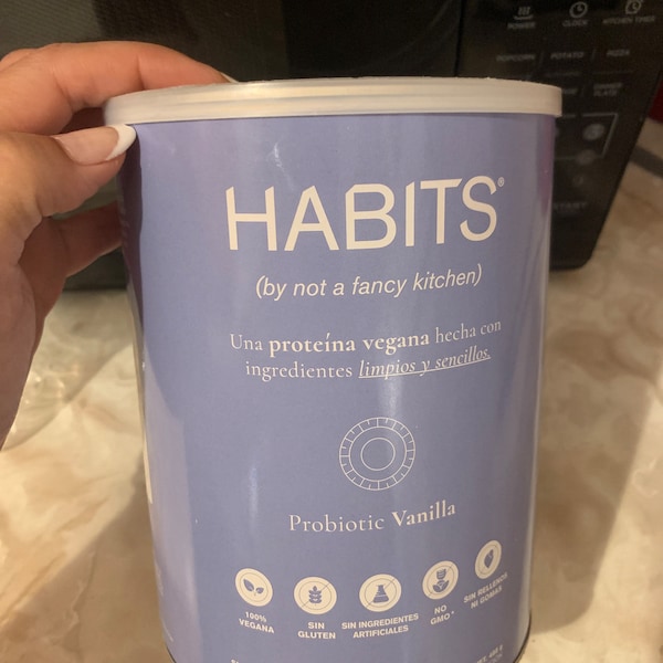 Habits Vegan Protein Powder With Probiotics - Vanilla - Etsy