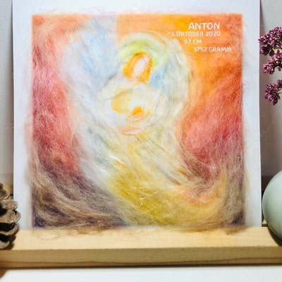 Rainbow Nebula Alcohol Ink Print - Etsy