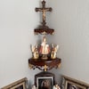 Corner Altar Shelf Wooden Display Christian Catholic Orthodox Home ...