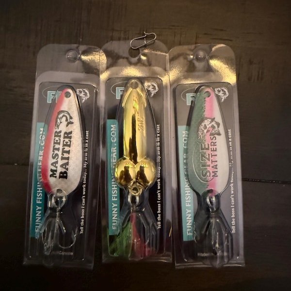 Funny Fishing Lures - Funny Fishing Gifts for Men - Dad Gifts - Funny ...