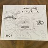 UCF Campus Map Print, UCF Drawing, University of Central Florida ...