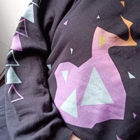 Twitch Blue Pixel Overlay, Stream Overlay, Streamer Graphics, Kawaii ...