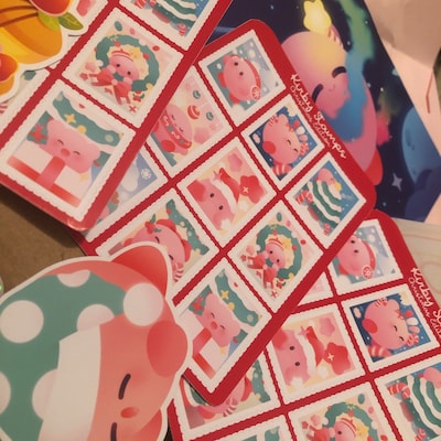 Kuro Stickers Cute Stickers Vinyl Sticker Sheet Japanese Characters - Etsy
