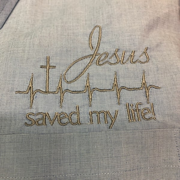 Jesus My Saviour - Machine Embroidery Design - Etsy