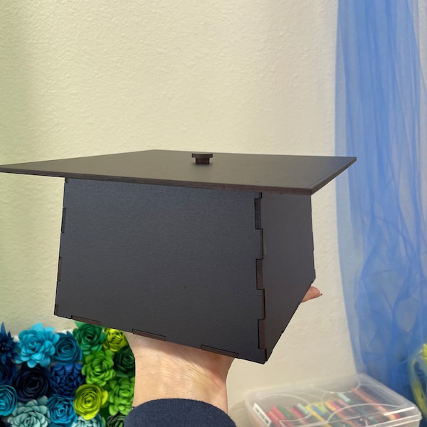 Graduation Cap Gift Box, SVG, Laser Cutting File - Etsy