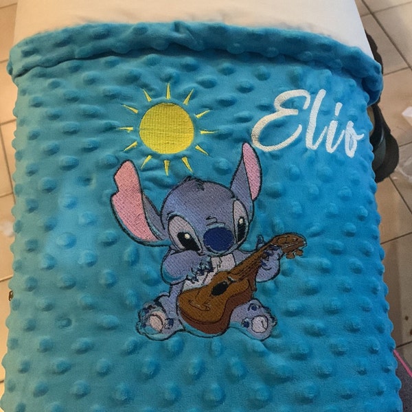 Guitar Lilo and Stitch Filled Embroidery Design 1 - Instant Download - Etsy