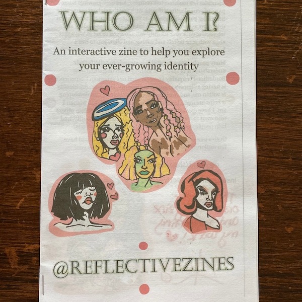Who Am I? an Interactive Zine to Help You Explore Your Ever-growing ...