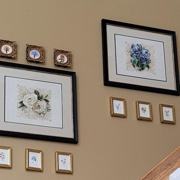 Original Hand Painted Magic Door Art,landscape Mini Wall Art,framed ...