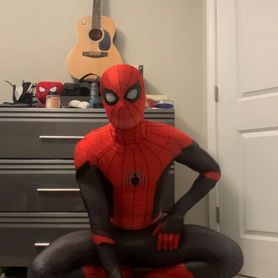 Spider-man Suit Faceshell No Way Home UPGRADED - Etsy UK