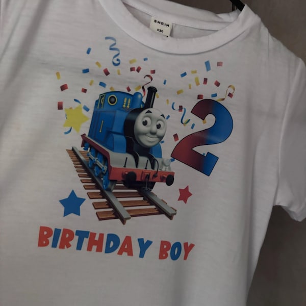 Thomas the Train 1st Birthday, Digital Download, Png, Sublimation, Dtf ...