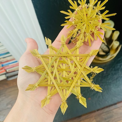 Tree Topper for Christmas.straw Stars.scandinavian - Etsy