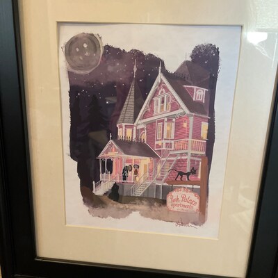 The Other Mother Coraline Art Print, the Beldam, Spooky Print, Coraline ...