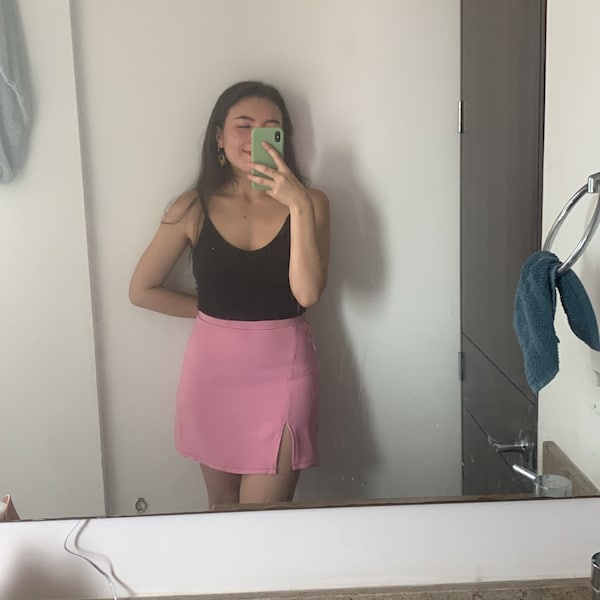 Slit Micro Mini Skirt PDF Sewing Pattern | Low-rise & High-rise | 3 ...