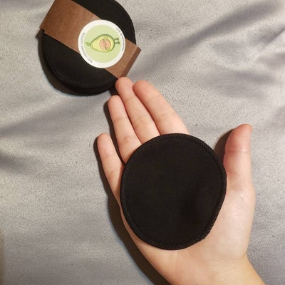 100% Black Cotton Padsdouble-sided/reusable Cotton Pads/makeup Remover ...