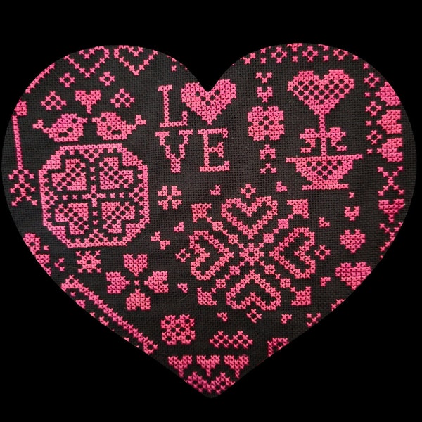 Valentine's Day Quaker Cross Stitch by Lindsey Weight of Primrose ...