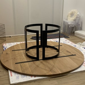 Steel Dining Table Legs I Round Table Legs I Metal Table Legs | Etsy