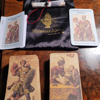 Handmade Antique Italian Tarot Cards Deck, 97 Cards - Etsy