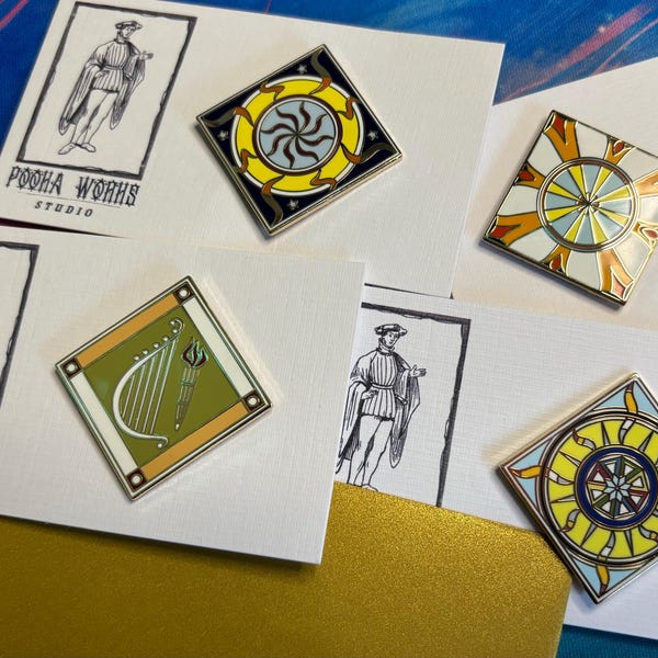 Finrod Felagund Sigil Enamel Pin | the Silmarillion | Lord of the Rings ...