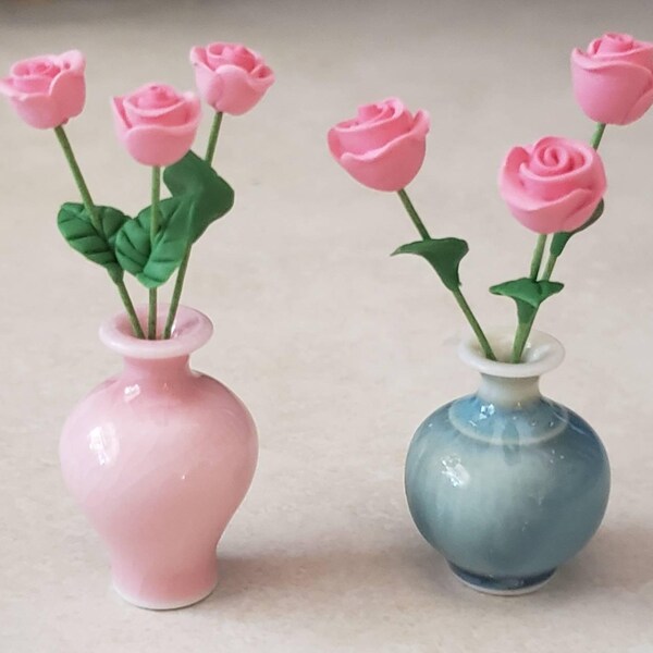 Unique Mini Ceramic Vases,glazed Vase,tiny Vases,little Glazed Ceramic ...