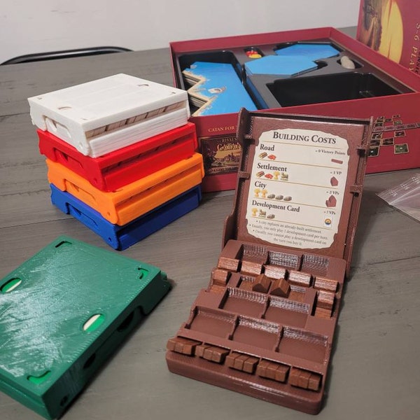 Tray - Catan + SF + C&K (catan + Seafarers + Cities and Knights)/player ...